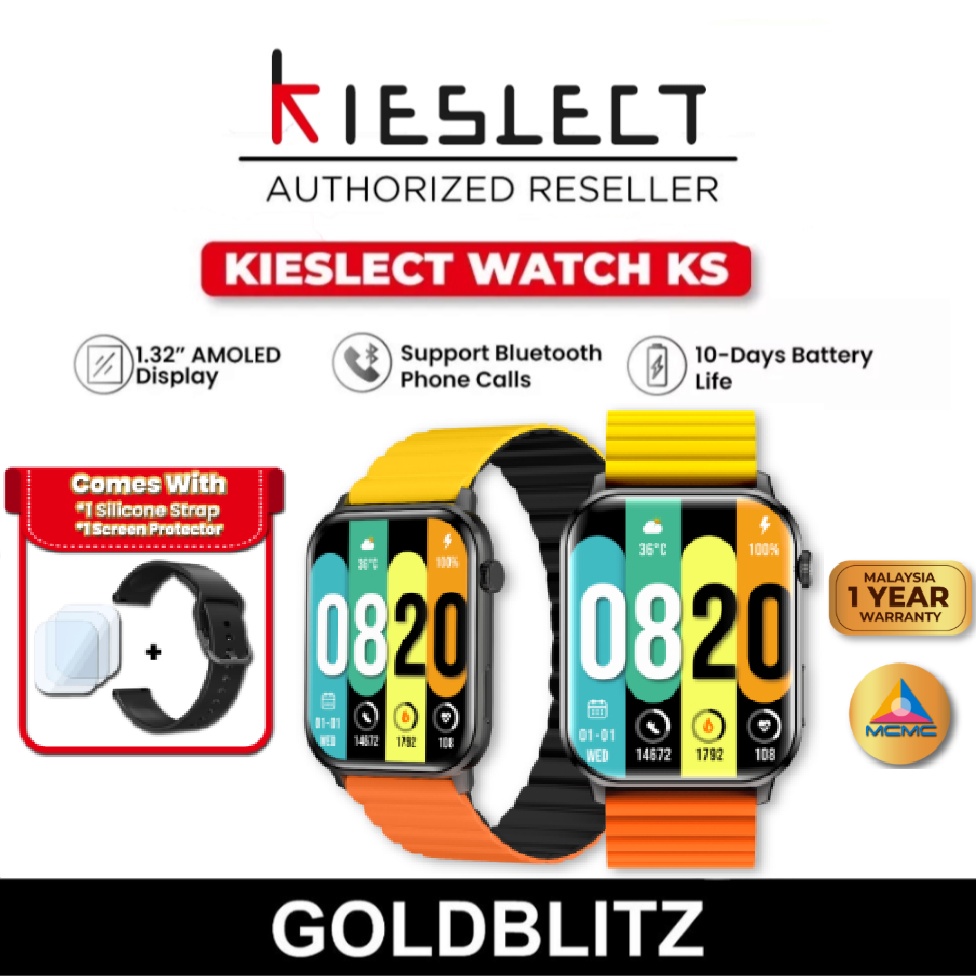 KieSlect Ks Smartwatch 100 Sports Mode | SpO2 | Sleep Monitoring ...