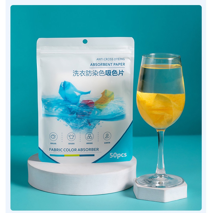AO Home Absorbent Paper Anti Dye Sheet Mix Color Proof Absorption Sheet ...