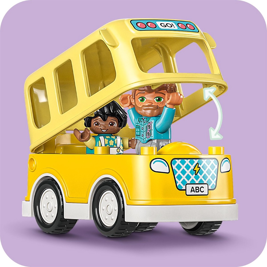 LEGO 10988 DUPLO Town The Bus Ride Building Toy Set (16 Pieces ...