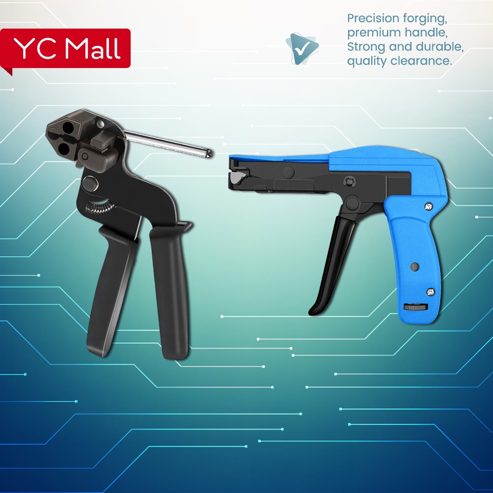 Cable Ties Plier Fastening Strap Cutting Tool Automatic Zip Gun ...