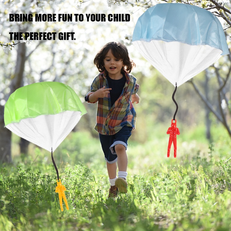 [ Featured ] Simulated Flying Parachute Toy Hand Throwing Parachuting ...