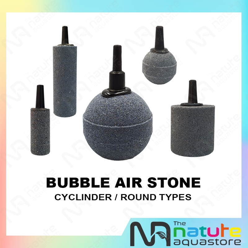 Bubbles Air Stones For Aquarium (Round / Cylinder) | Shopee Malaysia
