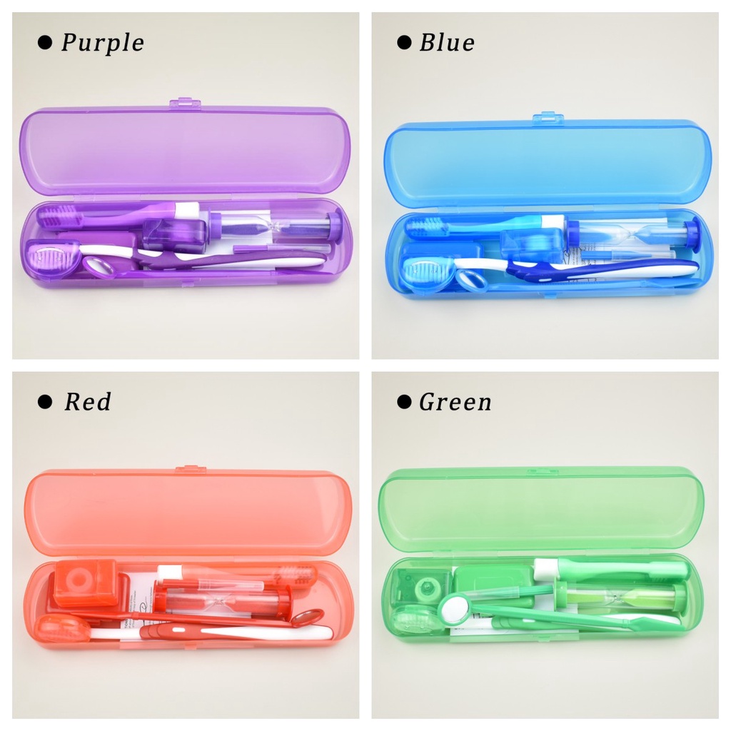 8pcs Dental Care Kit Braces Toothbrush/Foldable, Dental Mirror ...