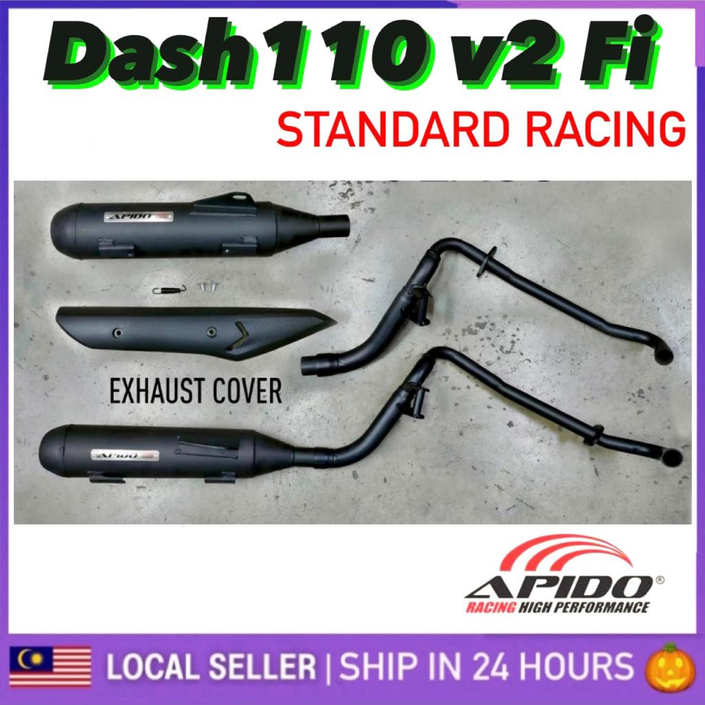 APIDO DASH 110 fi/DASH 2 RACING EXHAUST 25mm (STANDADR CUTTING) with ...