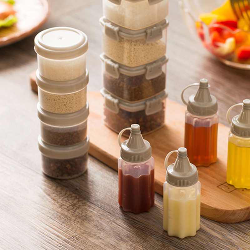 Mini Transparent Plastic Squeeze Sauce Bottle / Sharp-mouth Empty ...