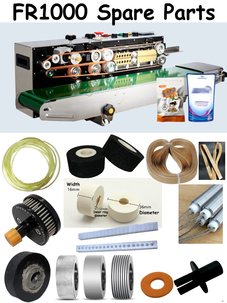 FR1000 Continuous Sealing Machine Spare Parts / FR1000 Alat Ganti Mesin ...