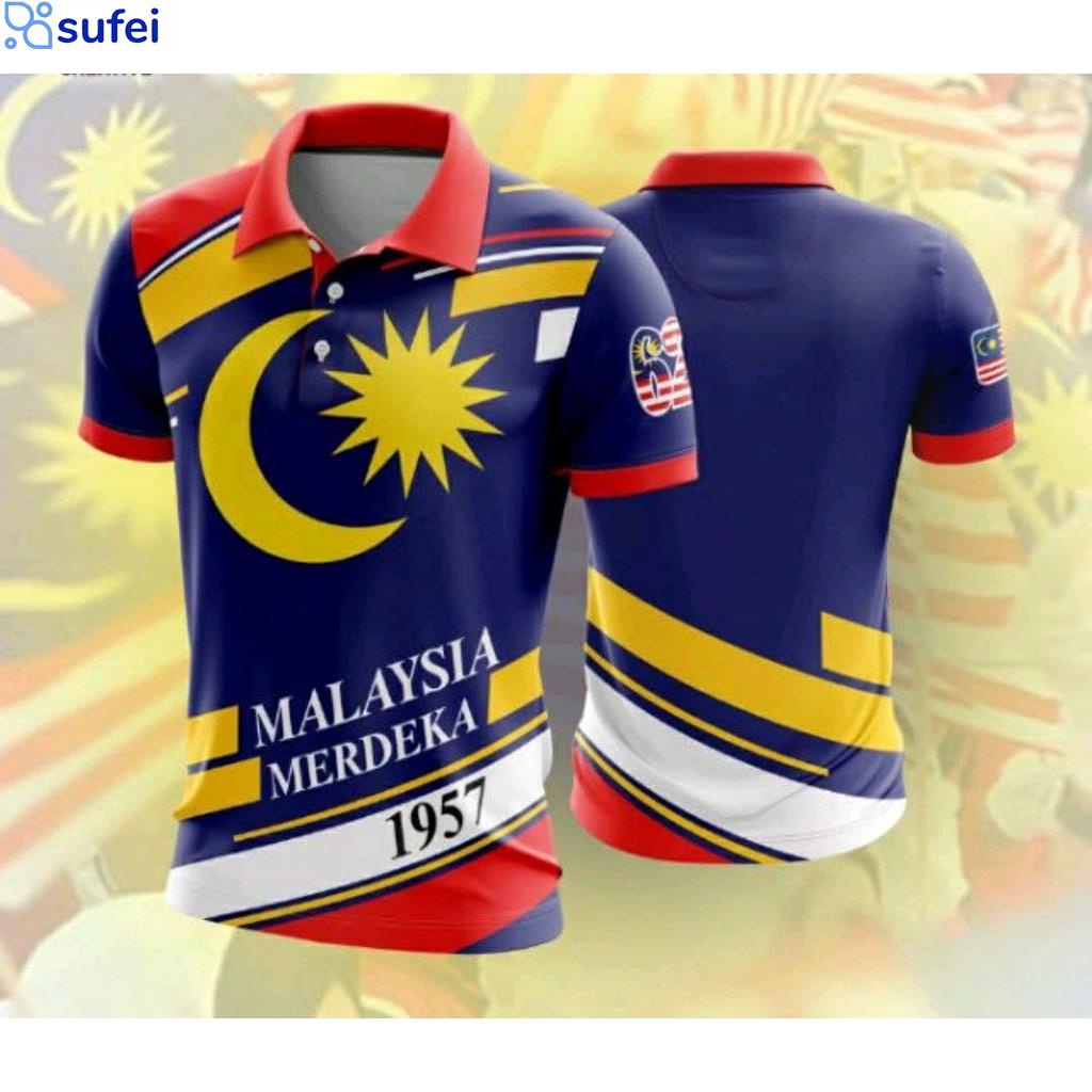 Baju Merdeka Budak Lelaki Baju Bendera Dewasa Kanak Kanak Merdeka ...