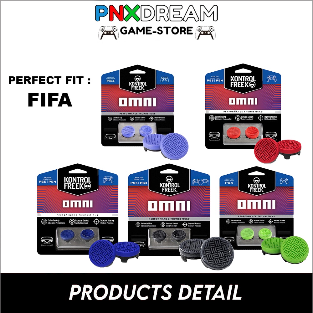 🇲🇾 Kontrolfreek Performance Thumb Grips For PS4 , PS5 / Dualshock 4 ...