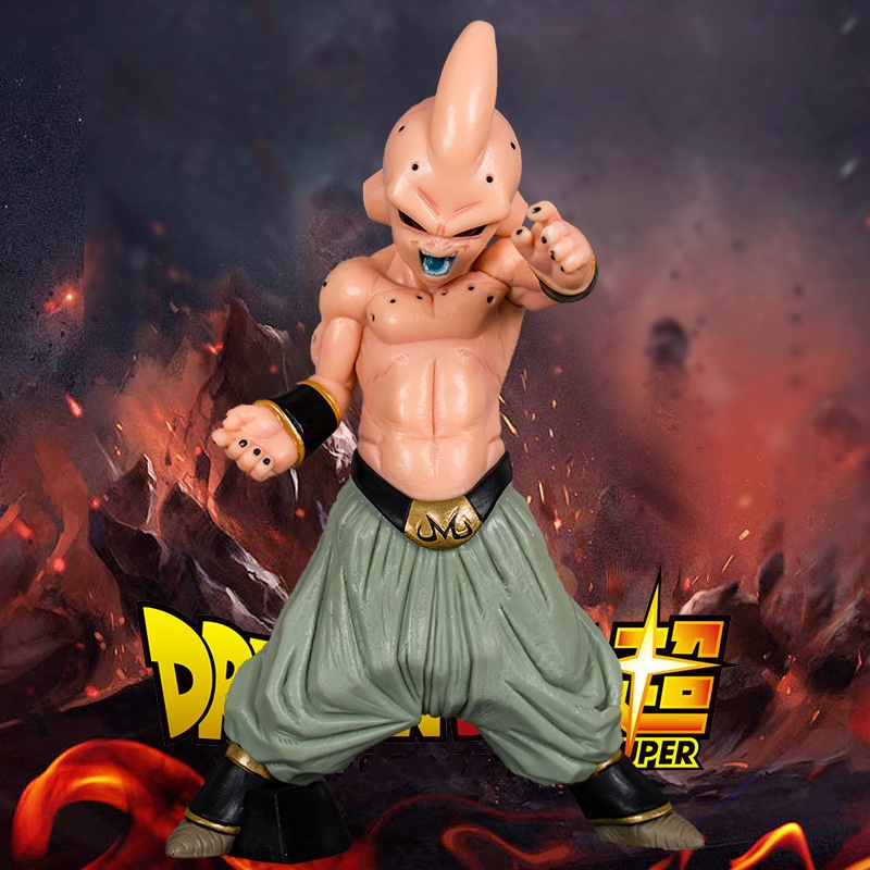 27CM Anime Dragon Ball Majin Buu Figure Super Buu Figurine PVC Action ...