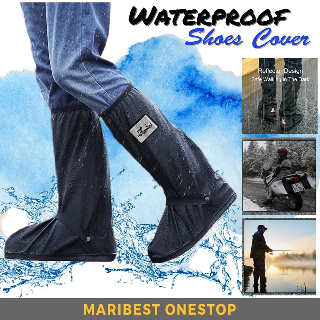 Motorcycle Shoe Cover Waterproof Shoes Cover Rain Boot Riding Shoe ...