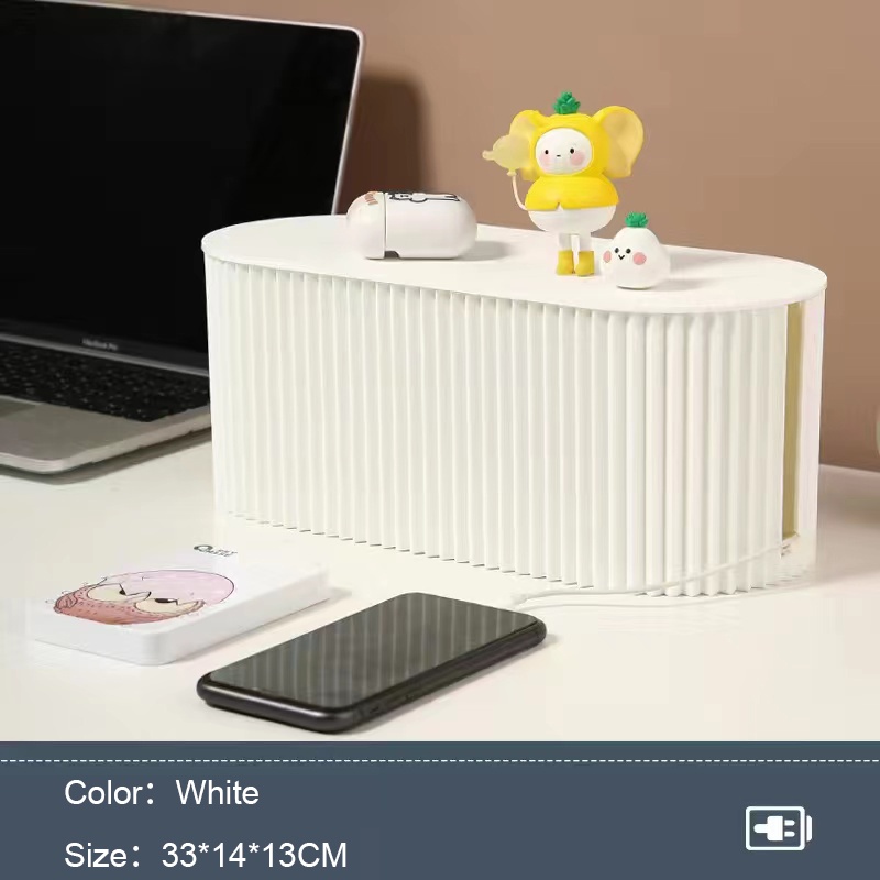LH Cable Tidy Box Cable Management Box Large Capacity Desktop Socket ...
