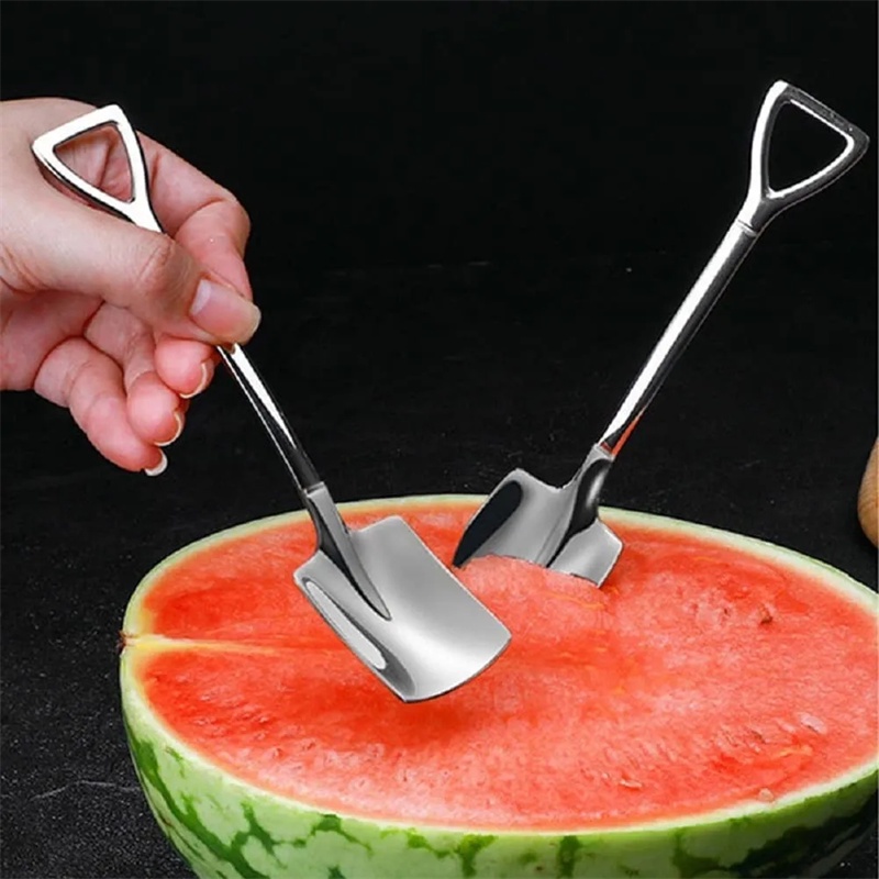Durable Thickened Smooth Spoon / Stainless Steel Watermelon Creative ...