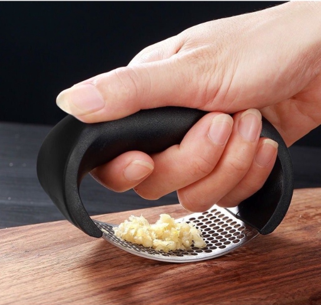 DC Garlic Press Stainless Steel Garlic Masher Chopping Manual Garlic ...