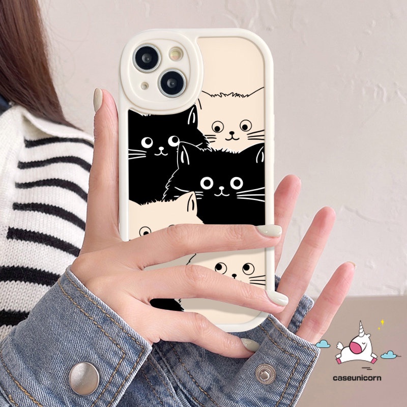 Cute Cartoon Cat Phone Case Compatible for iPhone 11 14 12 13 Pro Max ...