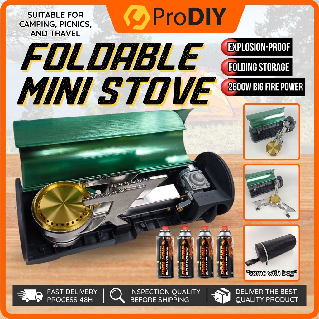 Q-01 Foldable Mini Stove Portable Outdoor Folding Camping Hiking ...