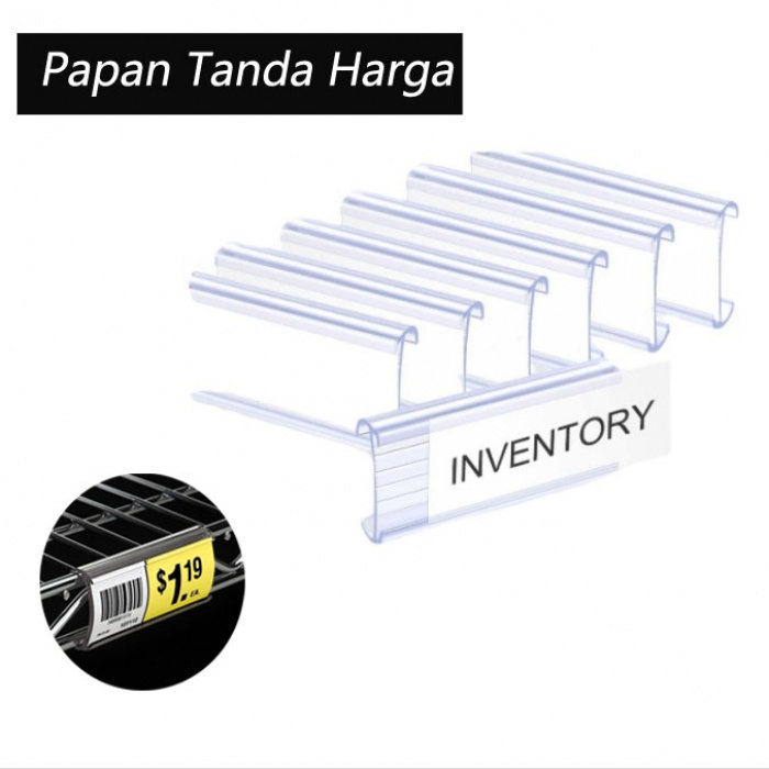 Price Tag Rack Card Strip Arc Label Outer Style Supermarket Shelf ...