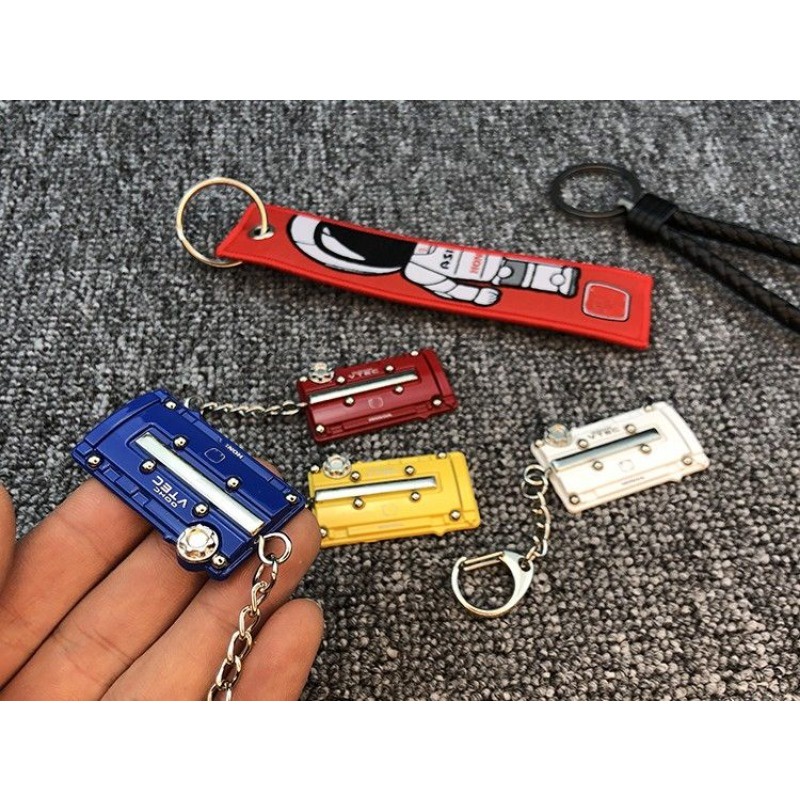 Honda VTEC Keychain Civic Fit Red Label Keychain Creative Turbine ...