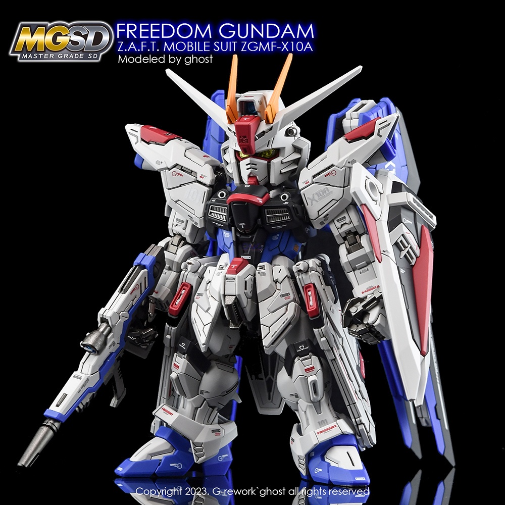 G-Rework MGSD Freedom Gundam Water Decal CD-MS01 MG Freedom SD Freedom Water Decals CD MS01 G ...