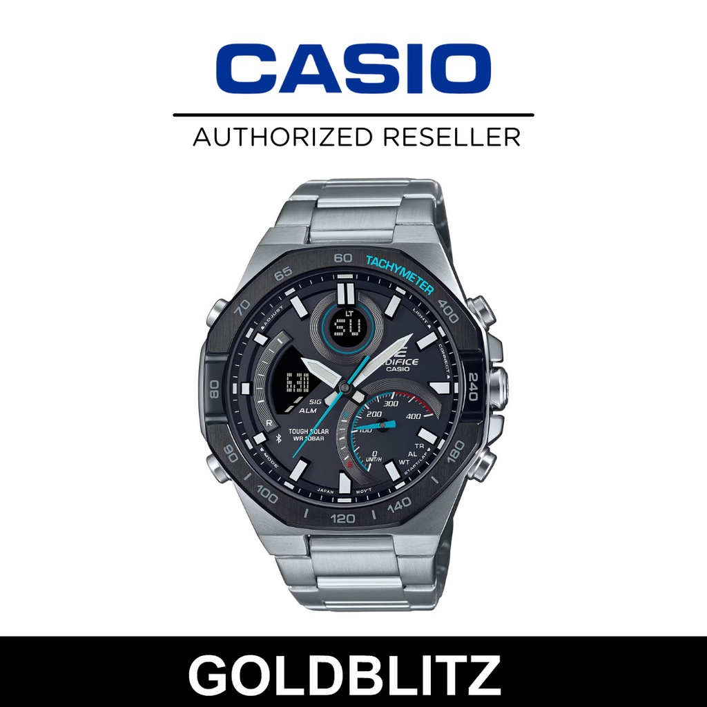 Casio ECB-950DB-1A ECB-900 Series Standard Chronograph Men's Watch | Shopee Malaysia