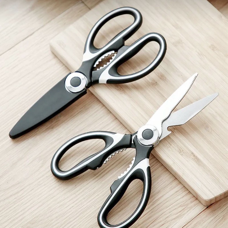 WHOLESALE | Stainless Steel Kitchen Scissors Easy Cutting Scissor Multi ...