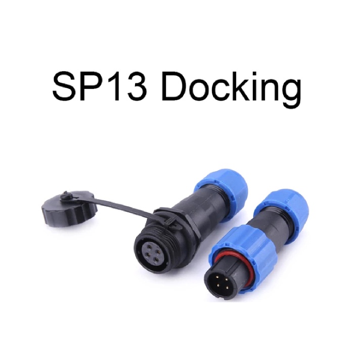 SP13 Waterproof Connector IP68 1/2/3/4/5/6/7/9 Pin Cable Connectors ...