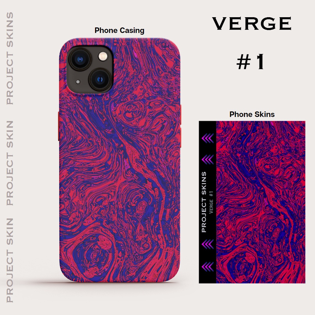 Project Skins Verge Phone Back Sticker Wrapping Casing Case Wrapping ...