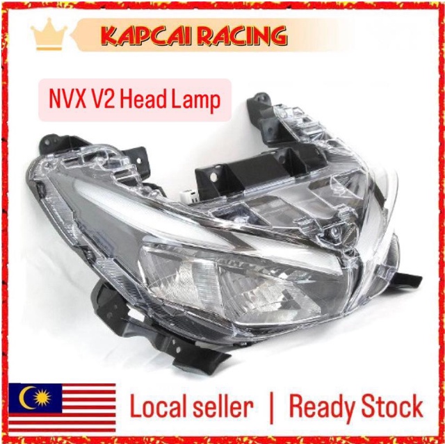 YAMAHA NVX155 V2 NVX V2 NVX-V2 NEW FRONT HEAD LIGHT ASSY HEAD LAMP ...