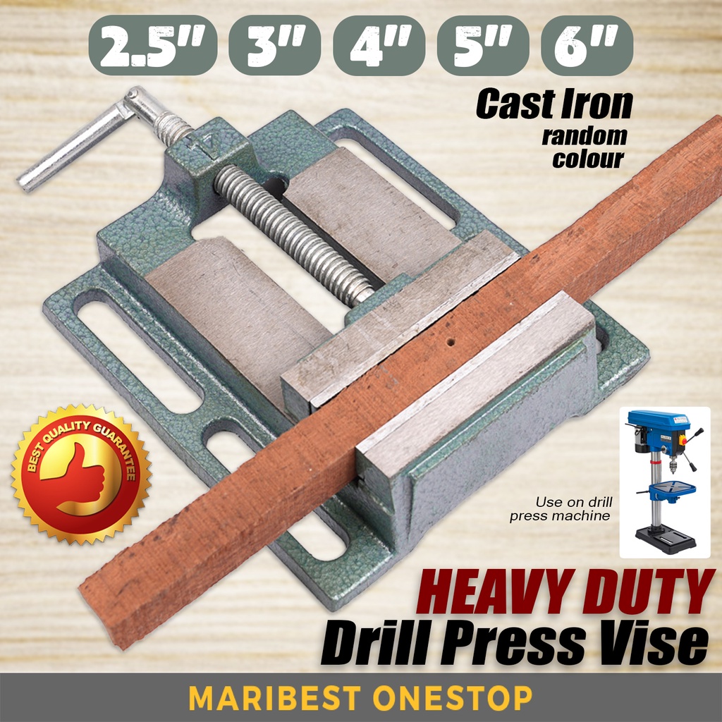 2.5'' 3'' 4'' 5'' 6'' Drill Press Vice Clamp Heavy Duty Table Clamp ...