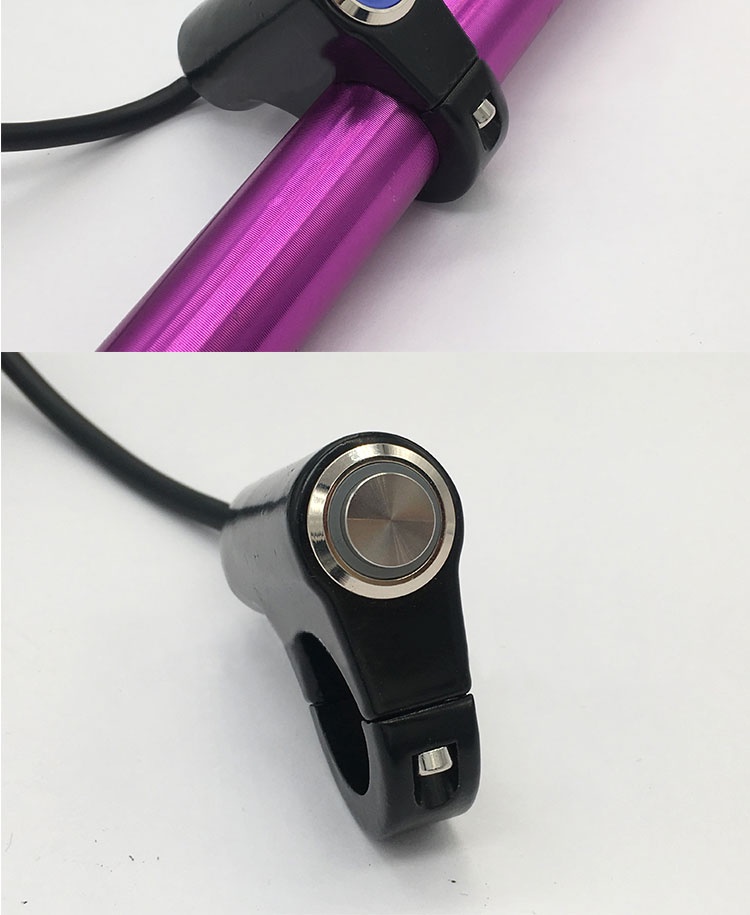 22mm Motorcycle Switch Push Button Connector for Electronic Bike ...