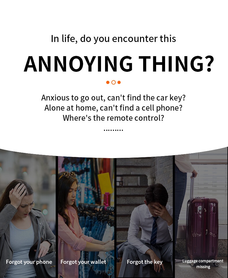 Find My Pet Smart GPS Tracker Mini Anti-Lost Waterproof Bluetooth ...