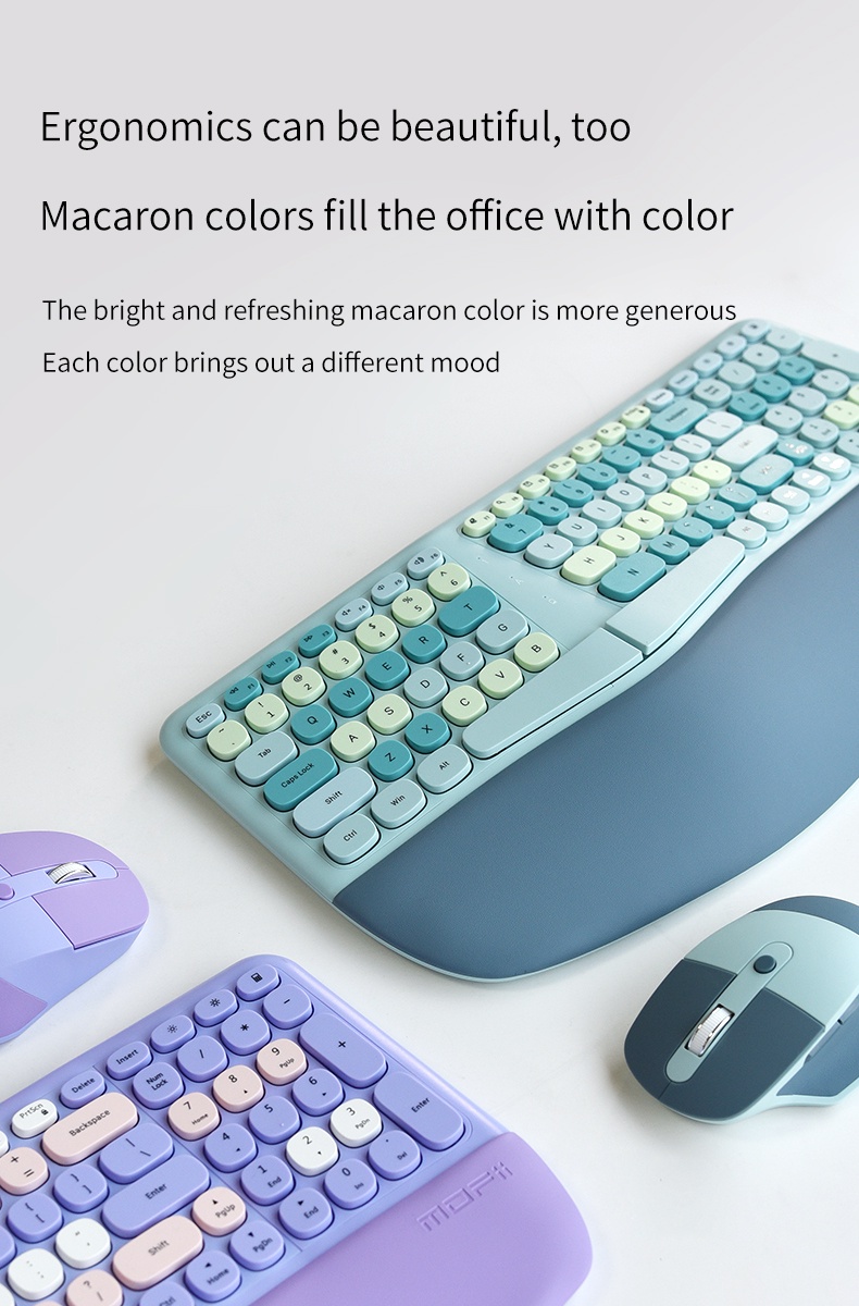 MOFII Disney Donald Duck/Geezer Zero Wireless Keyboard Mouse Combo For ...