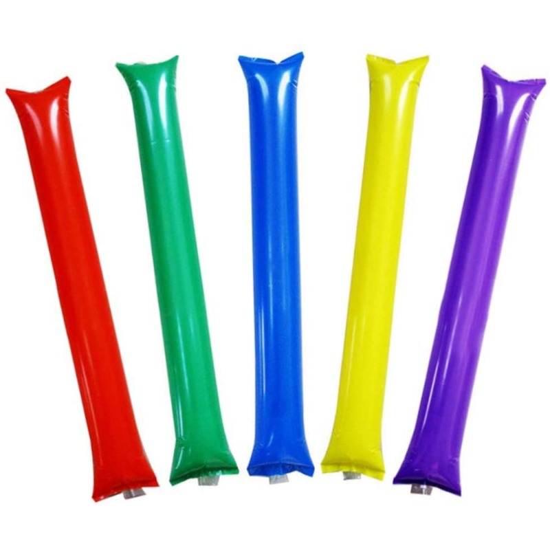 Long Thick Thunder Inflating Sticks / Colorful Inflatable Sticks ...