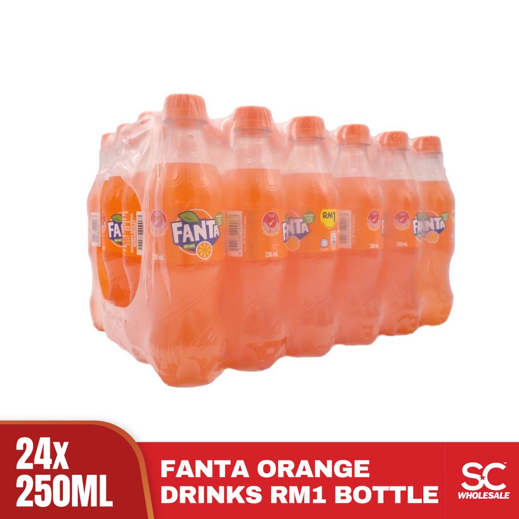 Fanta Orange Flavor Drinks Pet Bottle 24 x 250ml (RM 1) | Shopee Malaysia