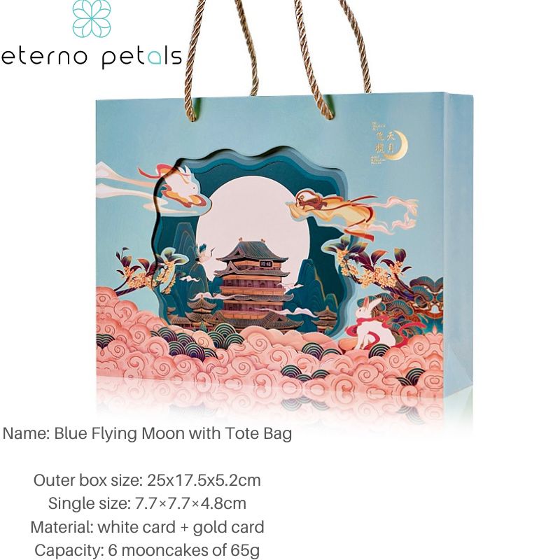 1 set bag / Moon cake BOX festival Flying moon packaging / tote bag ...
