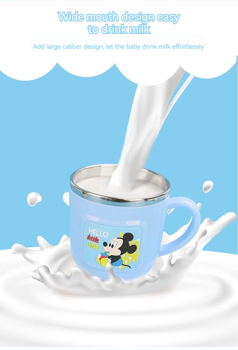 Disney Princess Snow White Milk Cup Kids Mickey Mouse Cups Cartoon ...