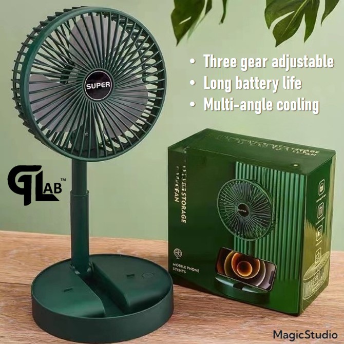 New Kipas Mini Adjustable Mini Fan Kipas Small Cooling Handy Desk Home ...