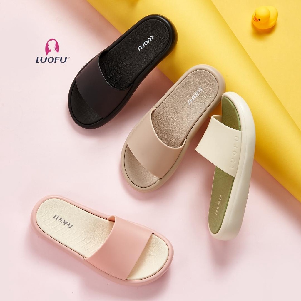 LUOFU Women EVA Slides Slippers E7208-E01 | Shopee Malaysia