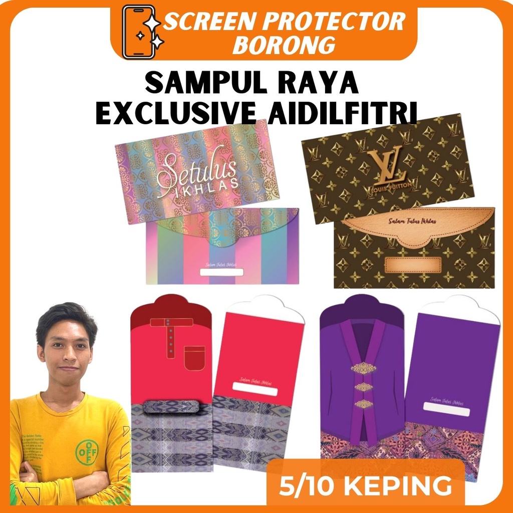 Sampul Duit Raya 2023 Exclusive 10 PCS Sampul Raya Murah Sampul Raya ...