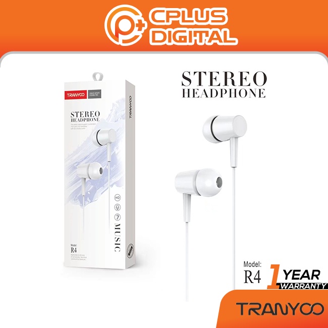 Tranyoo T-R4 /R8 / R9 /R11/ T1 in-ear Stereo Earphones With Mic Compatible for Android & IOS ...