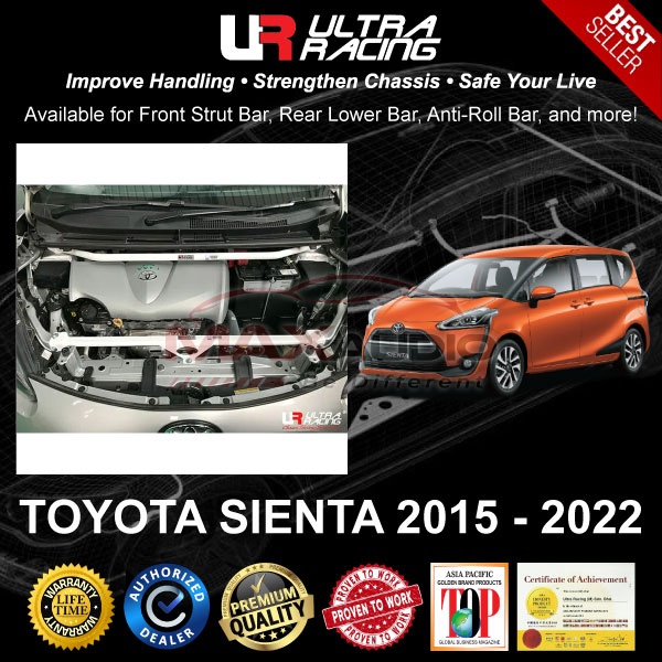 TOYOTA SIENTA 2015 - 2022 ULTRA RACING Safety Front Rear Strut Sway ...