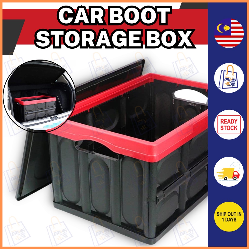 Car Boot Organizer Storage Car Storage Box Collapsible Car Trunk ...