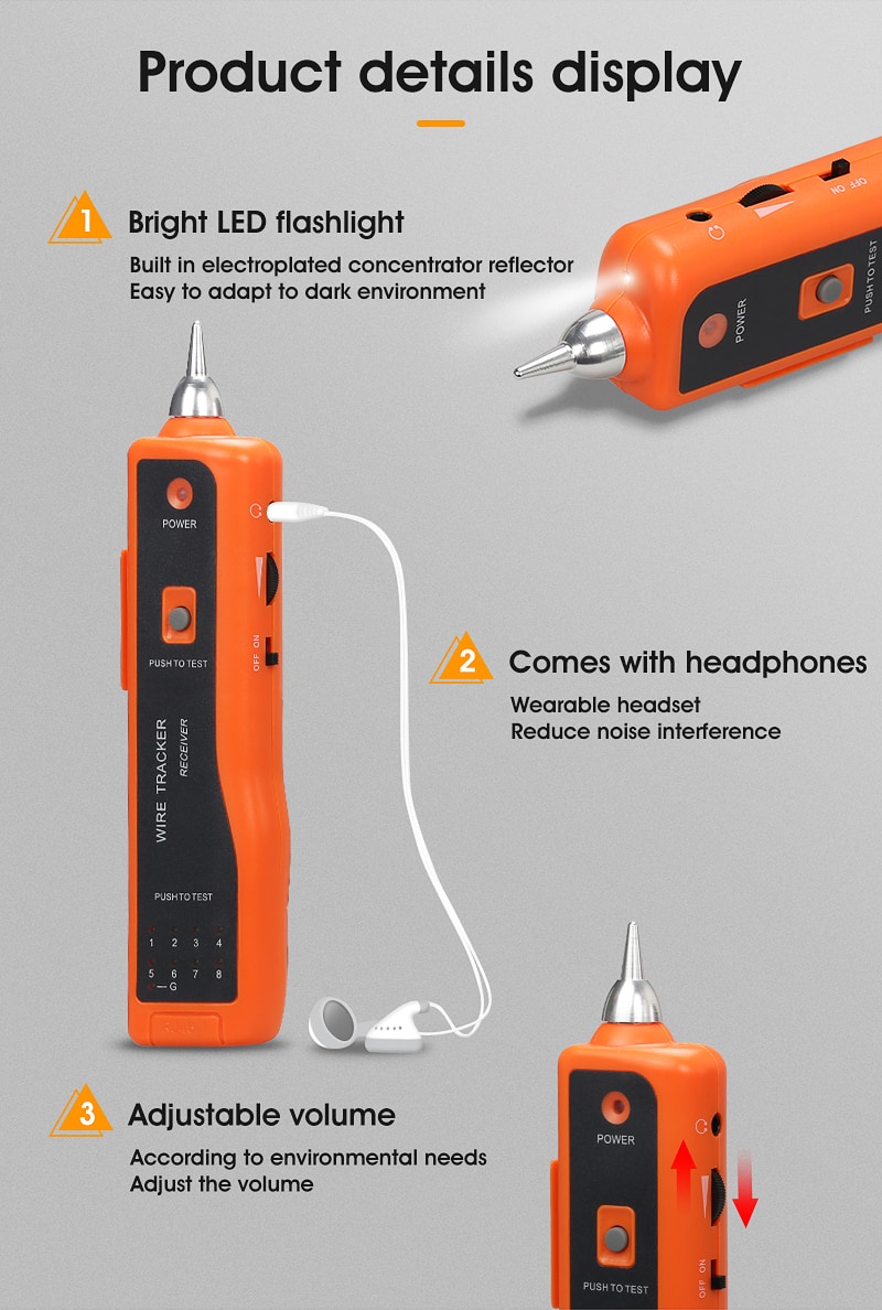 LAN Network Cable Tester Cat5 Cat6 RJ45 RJ11 UTP STP Detector Line ...