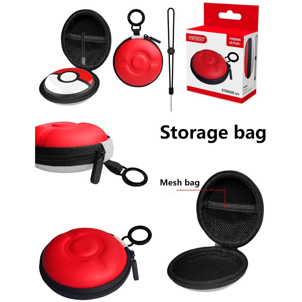 【Ready Stock】Pokémon GO Plus+ Poke Ball Protective Case Storage Bag ...