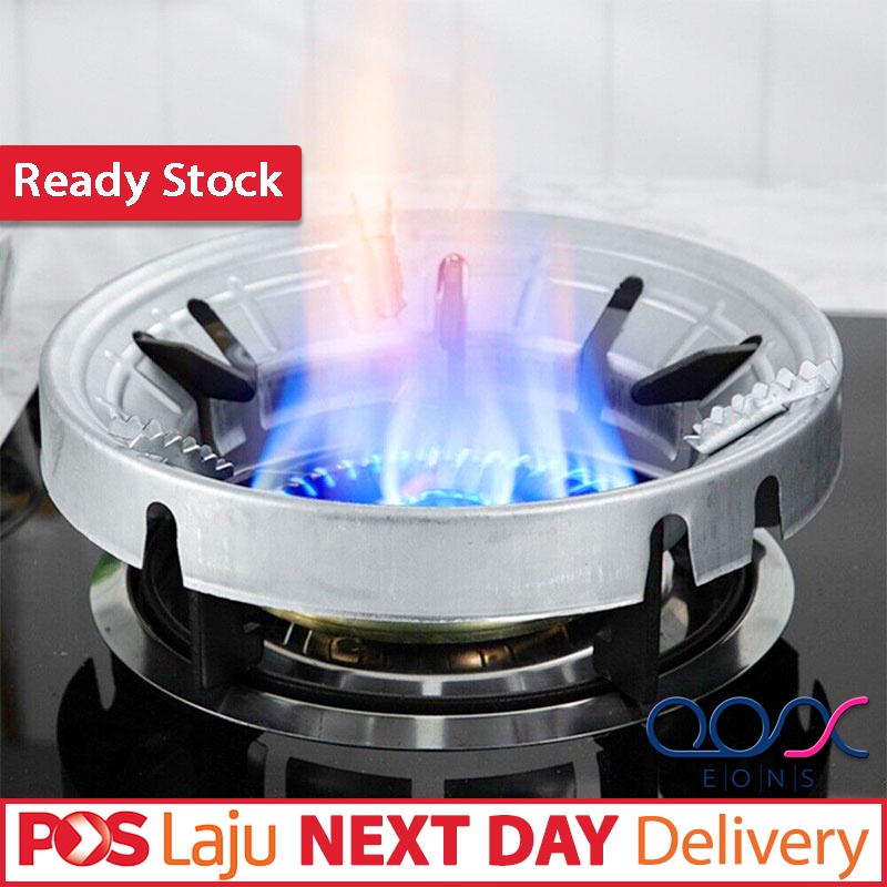 REDUCE CONSUMPTION 💖 9 Holes Gas Stove Cover Energy Saving Fire ...