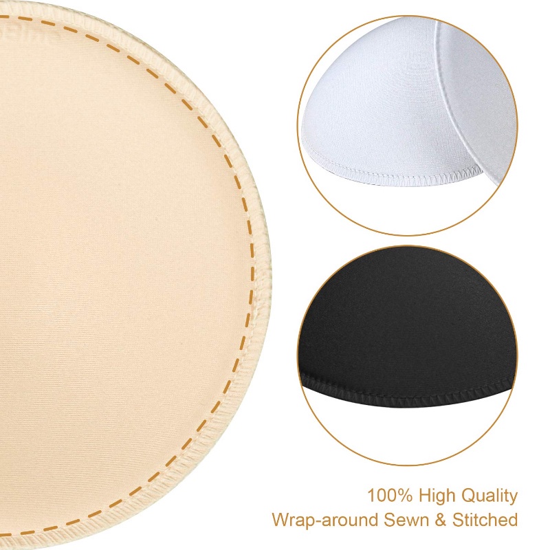 ZXYOUPIONG Sport Cups Bra Inserts Pads Padding Sponge Chest Pad (a Pair ...