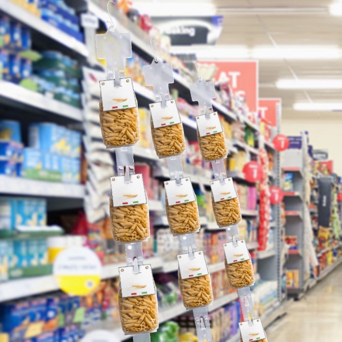 Plastic Hanging Strip Hook Supermarket Snack Hanging Strips Rack Store ...