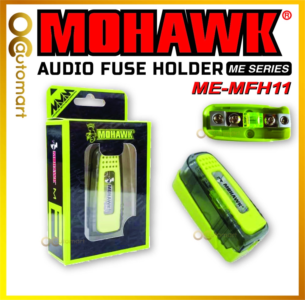 Mohawk ME-MFH11 Audio Fuse Holder 1 output 1 Power Amp Audio Power Fuse ...