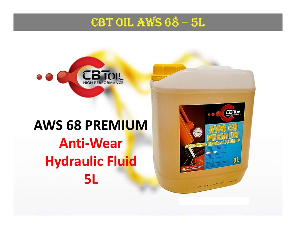 CBT OIL - AWS68 Premium Anti Wear Hydraulic Fluid | Shopee Malaysia