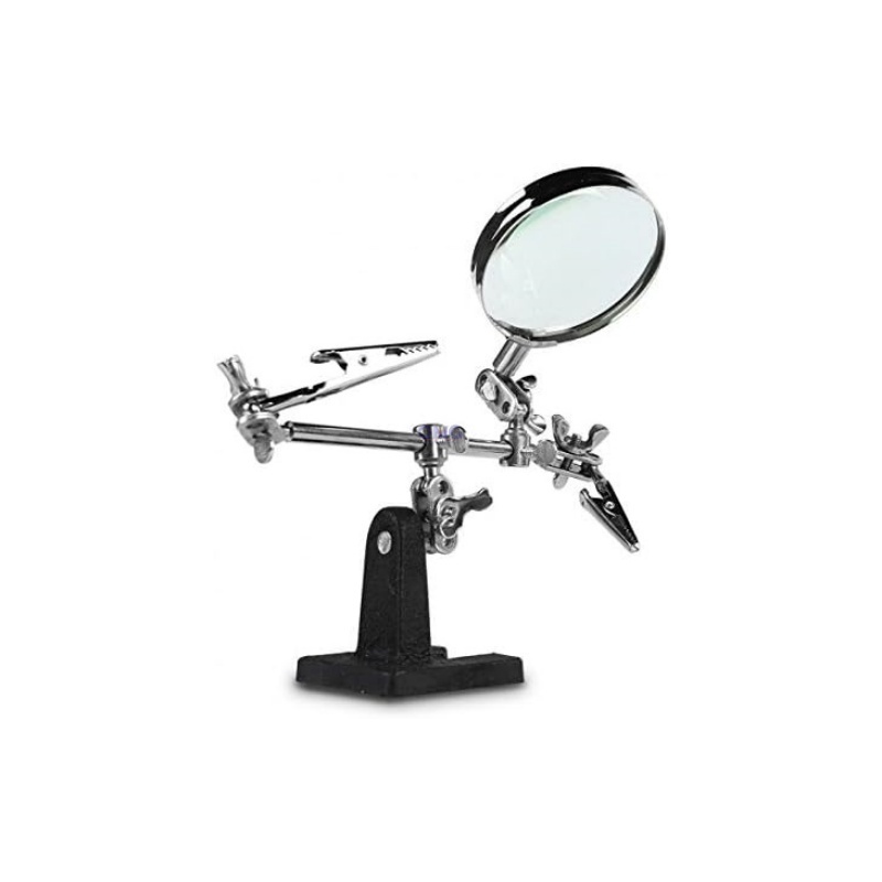 Tool Magnifier with Crocodile Clip (2.5 times magnification) Helping ...