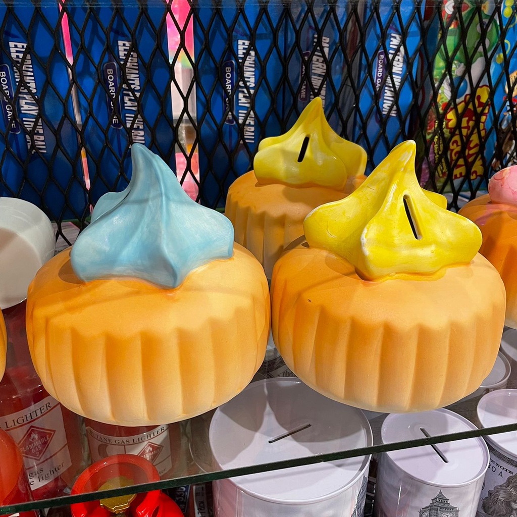 Iced Gem Biscuit Shaped Ceramic Coin Bank Series | Shopee Malaysia